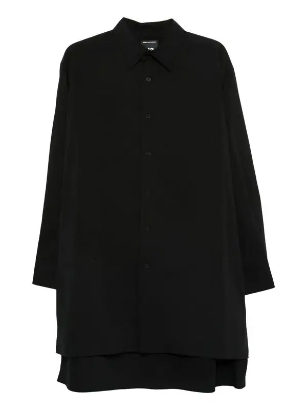 Y3 Graphic-print Shirt - Black