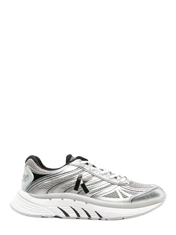 Kenzo Space Metallic Mesh Sneakers - Grey