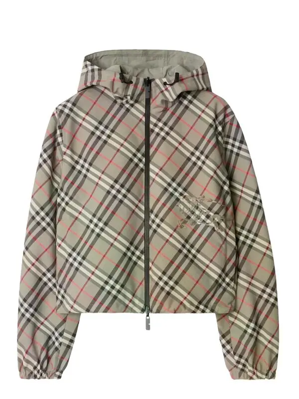 Burberry Reversible Checked Jacket - Neutrals