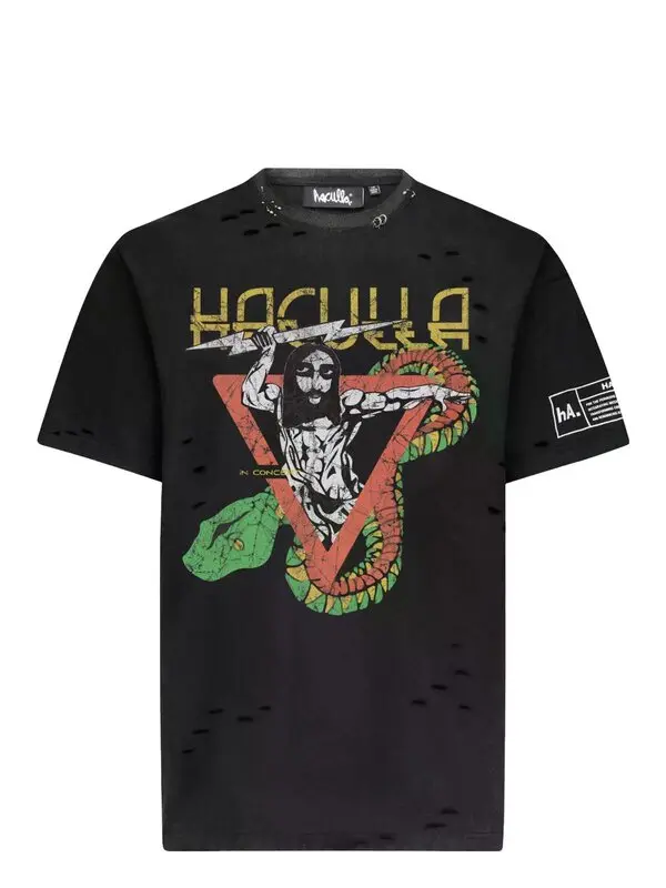 HACULLA. In Concert Cotton T-shirt - Black