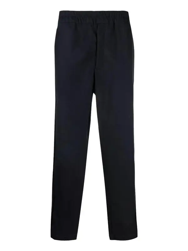Comme Des Garçons Straight-leg Wool Trousers - Blue