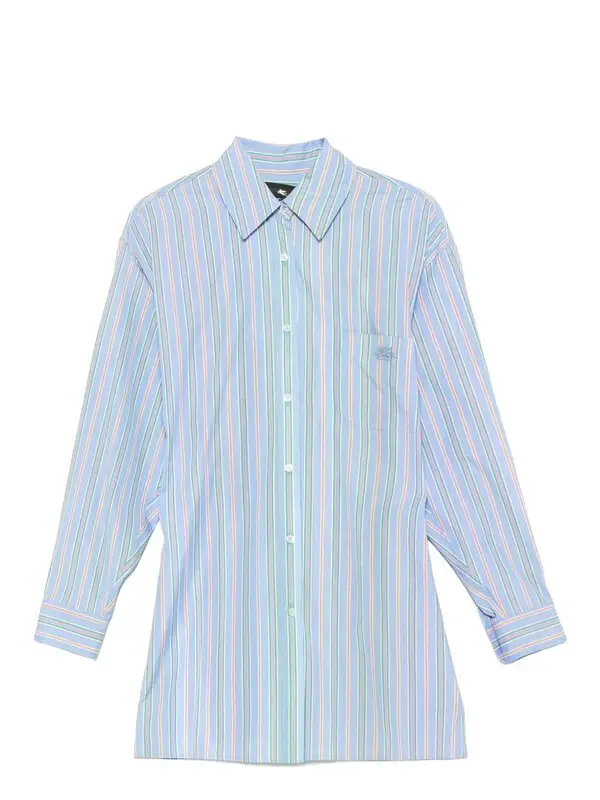 Etro Knot-detail Shirt - Blue
