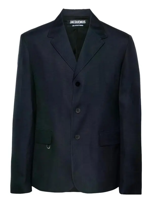 Jacquemus La Veste Cabri Single-breasted Blazer - Blue
