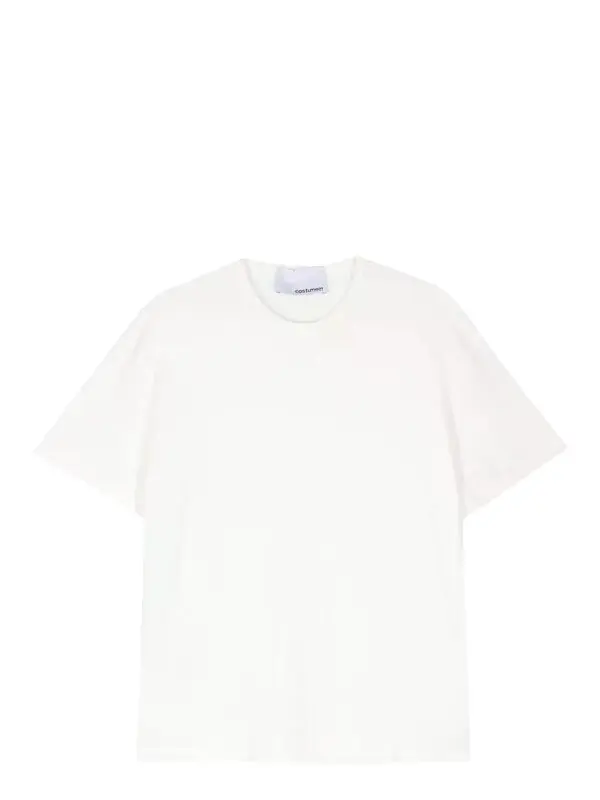 COSTUMEIN Short-sleeve Cotton T-shirt - White
