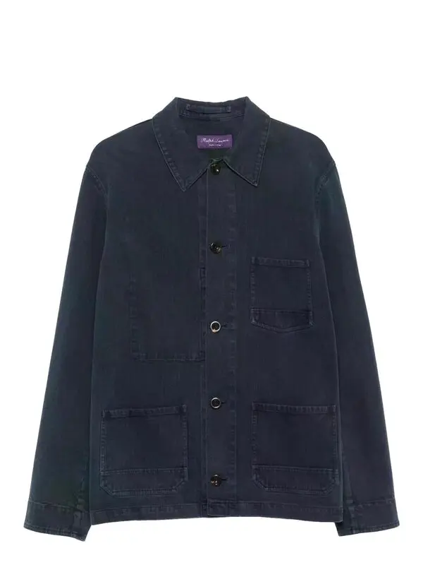Ralph Lauren Purple Label Cotton Jacket - Blue