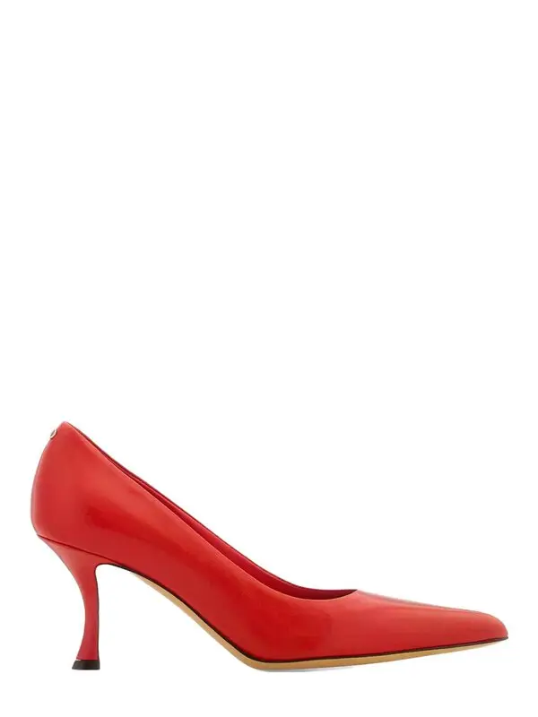FERRAGAMO 70mm Leather Pumps - Red