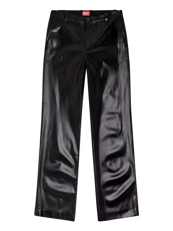 DIESEL® Stanley Panelled Straight Trousers - Black