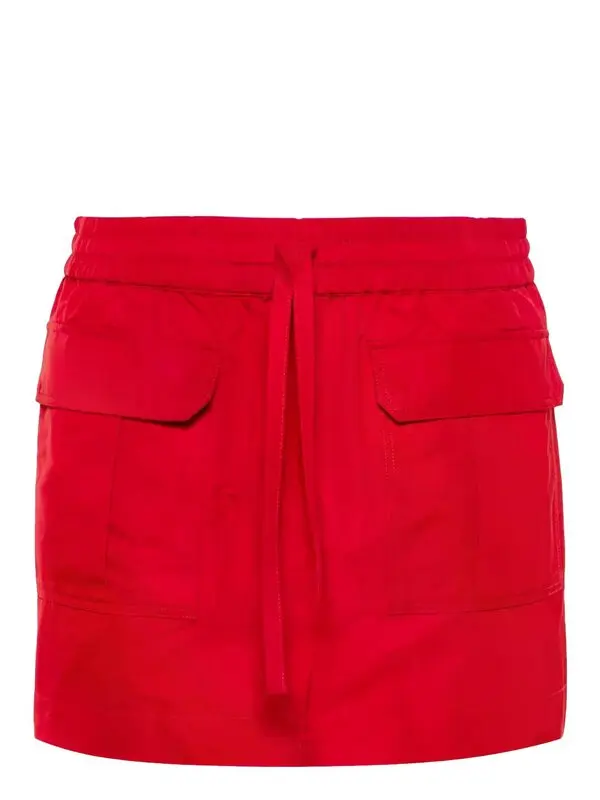P.a.r.o.s.h Elasticated-waistband Skirt - Red