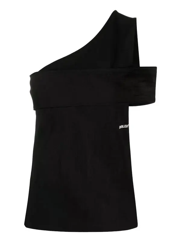 AMBUSH Asymmetric One-shoulder Top - Black