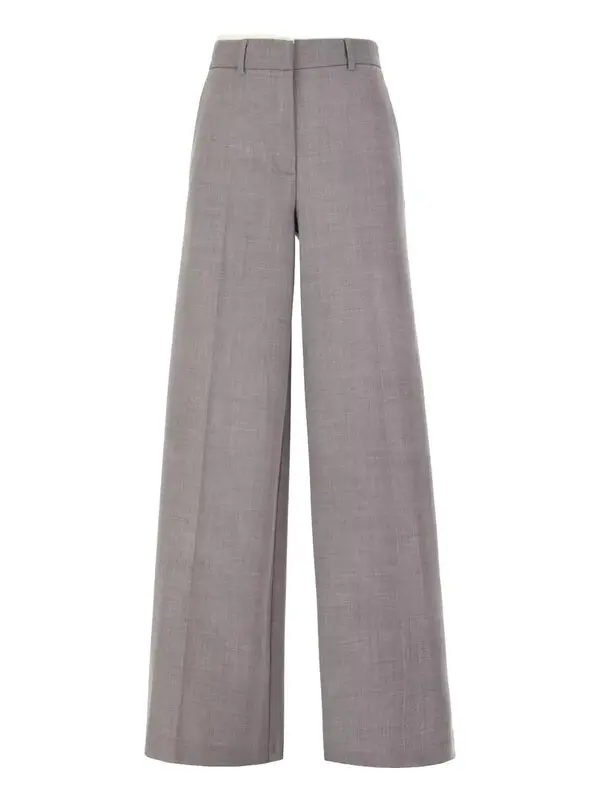 BALLANTYNE Tailored Palazzo Pants - Grey