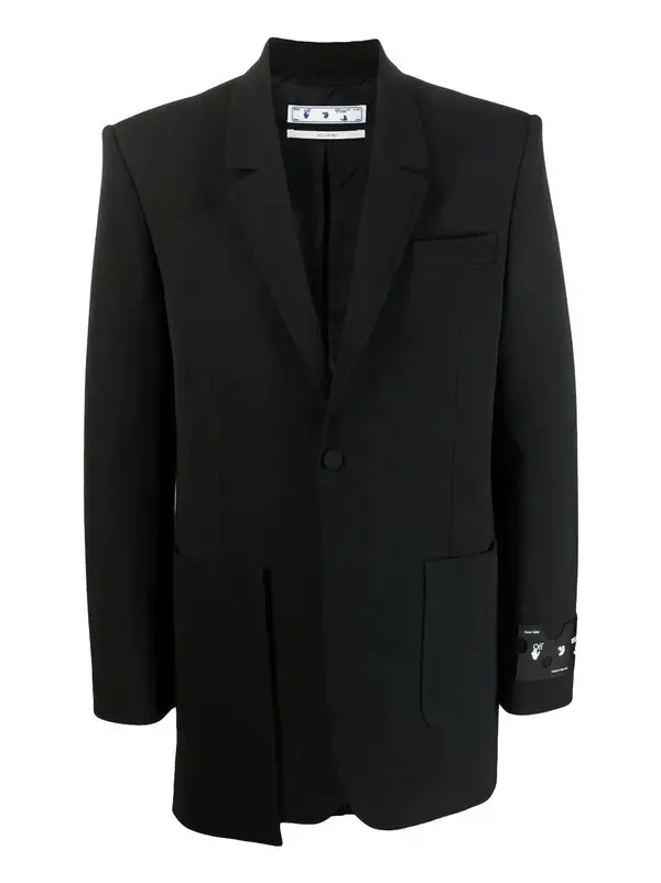Off-White Pocket-detail Blazer - Black