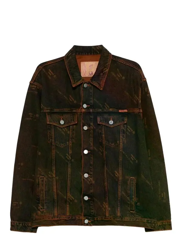 Martine Rose Oversized Denim Jacket - Orange