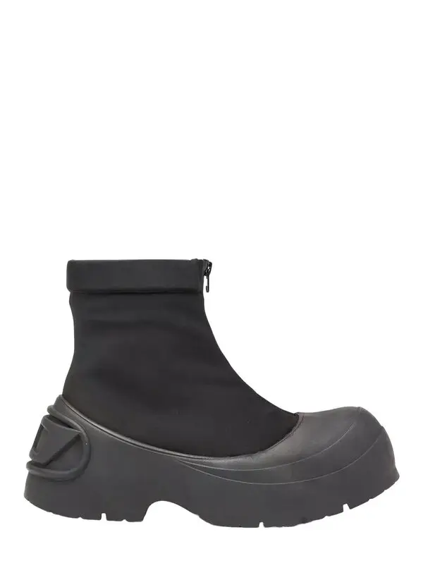 DIESEL® D-donald Zip-up Ankle Boots - Black