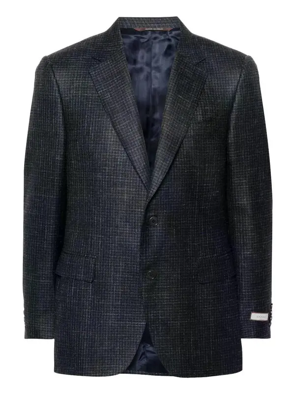 Canali Single-breasted Blazer - Blue