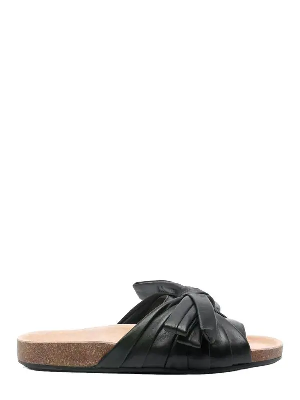 JW Anderson Bow-detailed Slides - Black