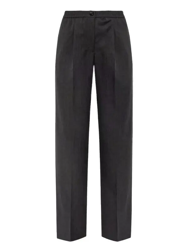 SAMSOE SAMSOE Straight-leg Trousers - Black