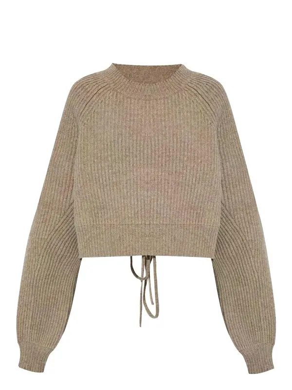 Yohji Yamamoto Open-back Jumper - Neutrals