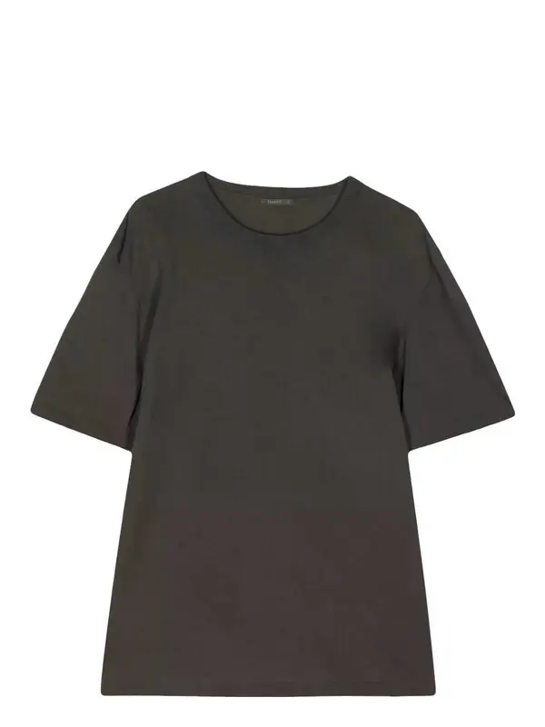Transit Round-neck Cotton T-shirt - Grey