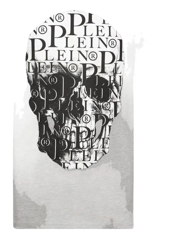 Philipp Plein Print Skull T-shirt - Grey