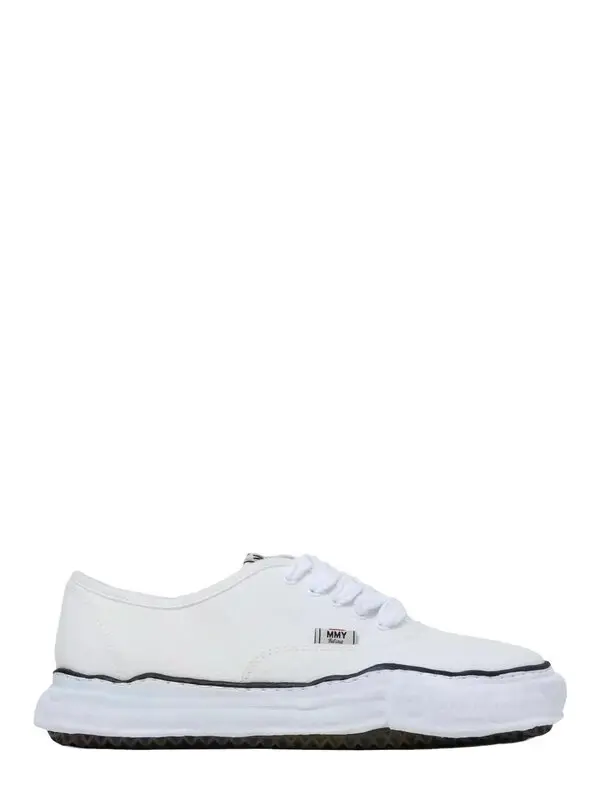 Mihara Yasuhiro Baker Og Sole Canvas Low-top Sneakers - White