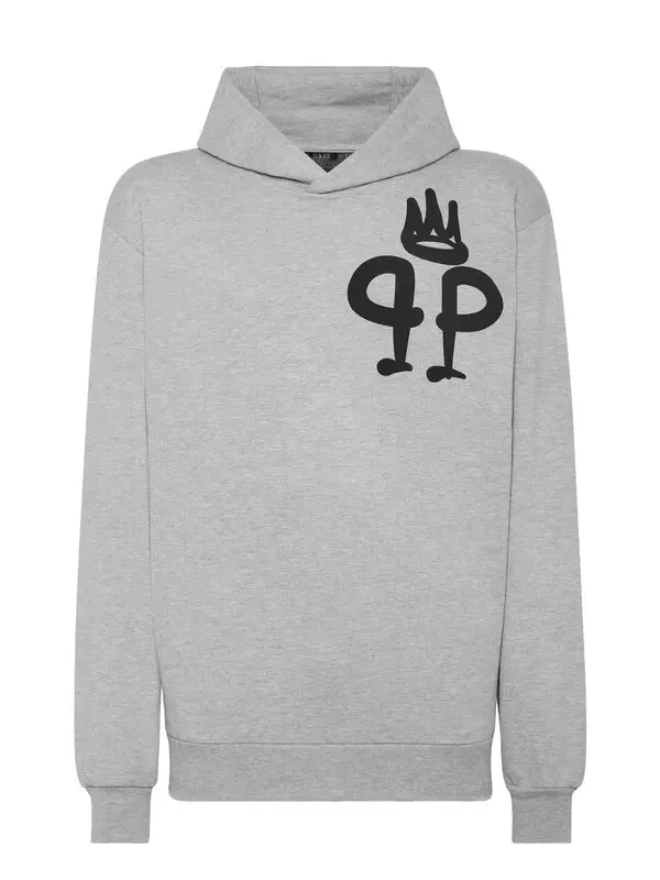 Philipp Plein Logo-print Hoodie - Grey