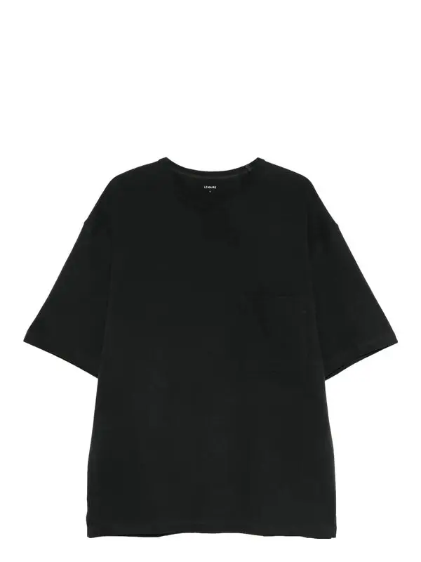 LEMAIRE Jersey-texture T-shirt - Black