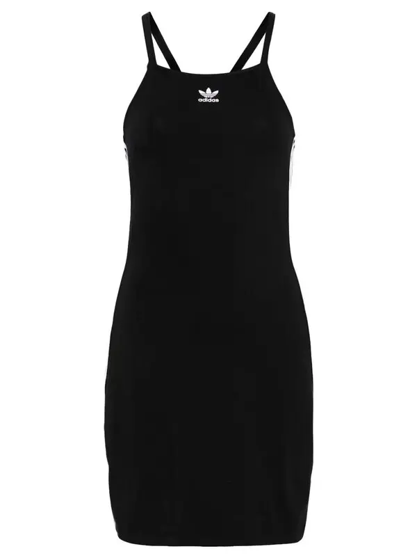 Adidas 3-stripe Jersey Minidress - Black