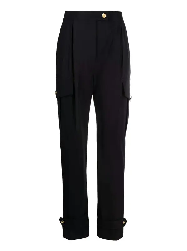 Alexander McQueen Tapered Cargo Trousers - Blue