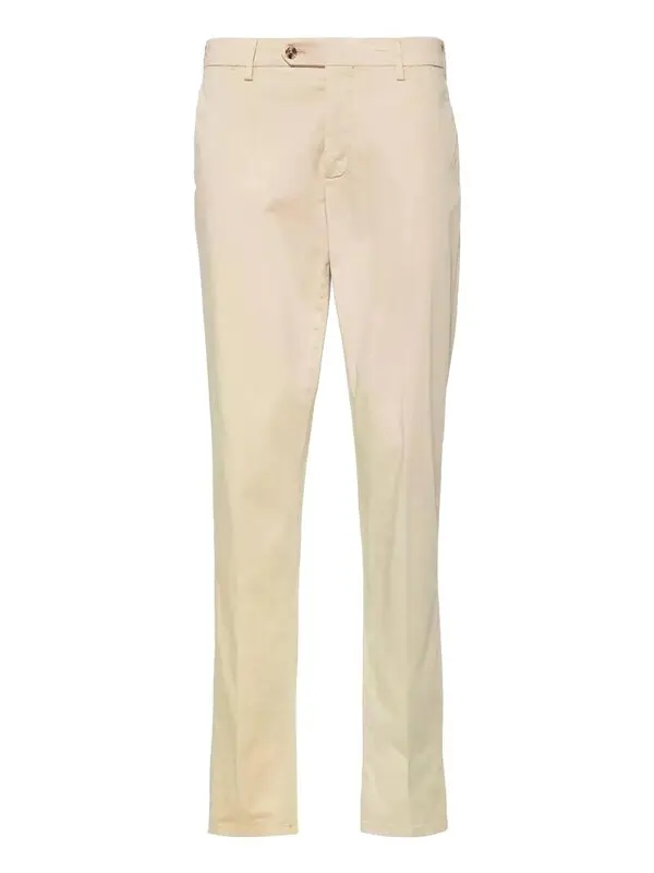 LARDINI Paris Slim-leg Chino Trousers - Neutrals