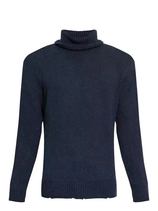 Dsquared2 Fine-knit Roll-neck Sweater - Blue