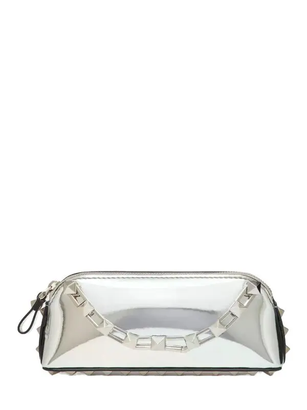 Valentino Garavani Mini Rockstud Clutch Bag - Silver