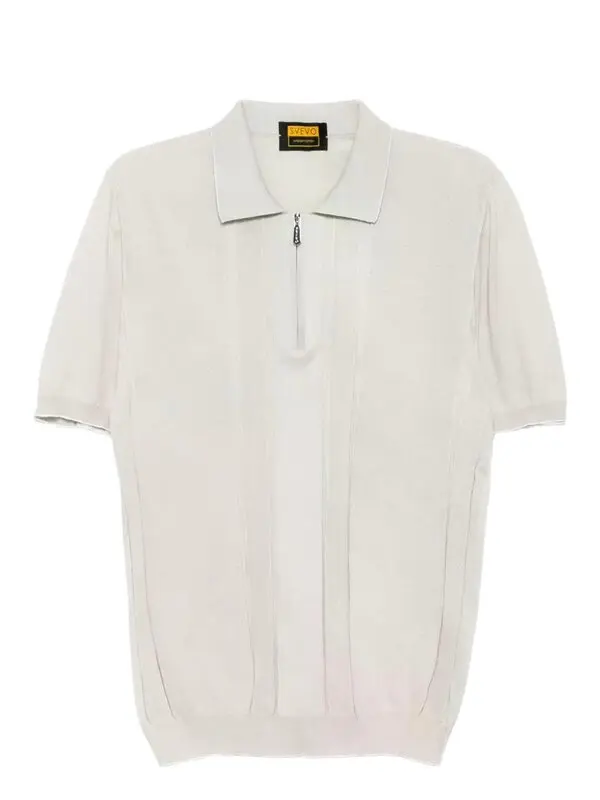 SVEVO Piqué-weave Polo Shirt - Grey