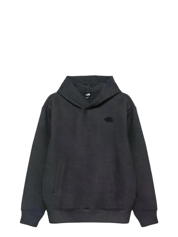 The North Face Rubberised-logo Hoodie - Grey
