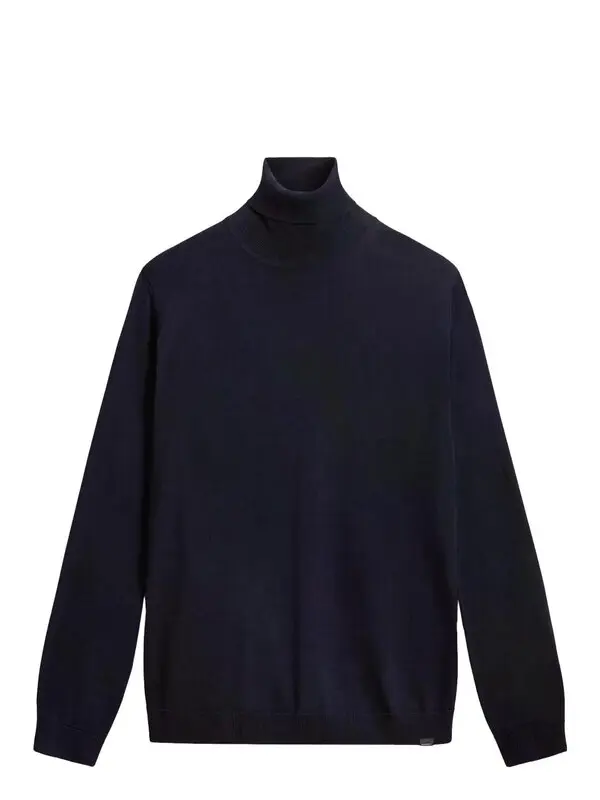 Woolrich Roll-neck Knitted Jumper - Blue