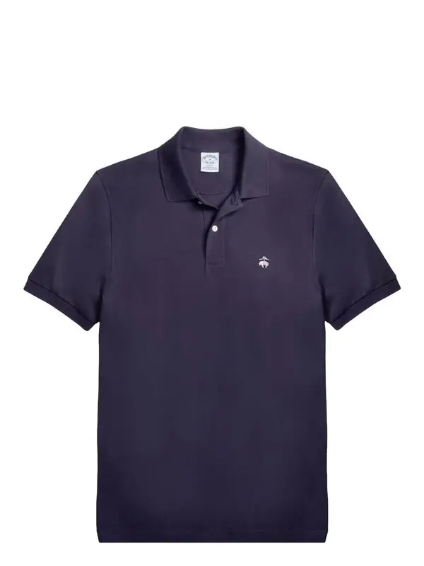 Brooks Brothers Logo-embroidered Polo Shirt - Blue