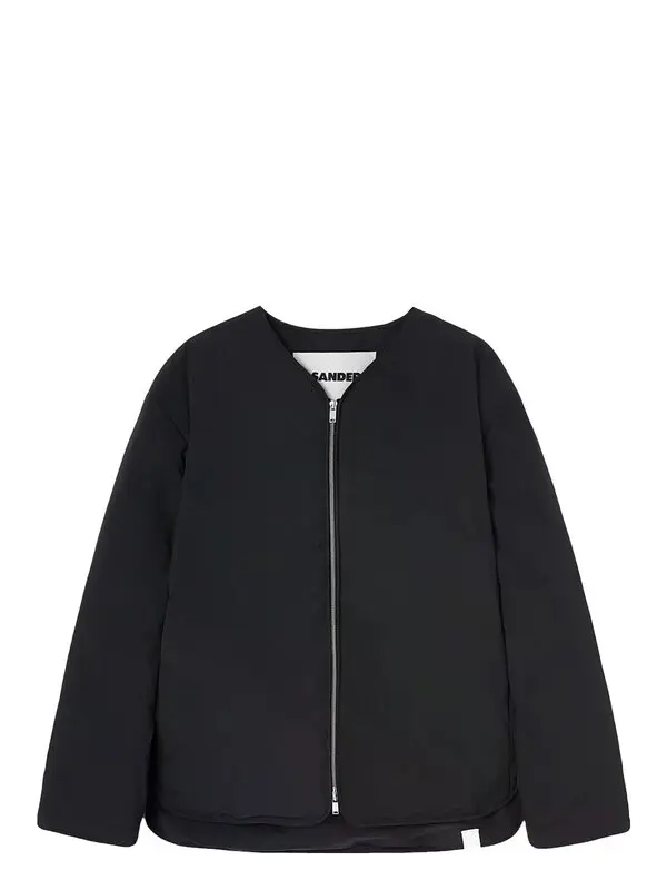 JIL SANDER Zip-up Jacket - Black