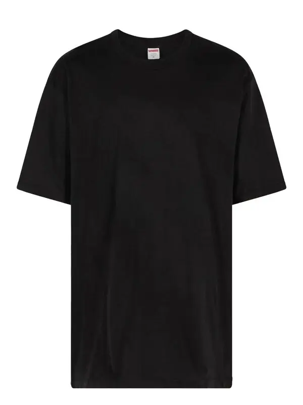 Supreme Painterly Print Cotton T-shirt - Black