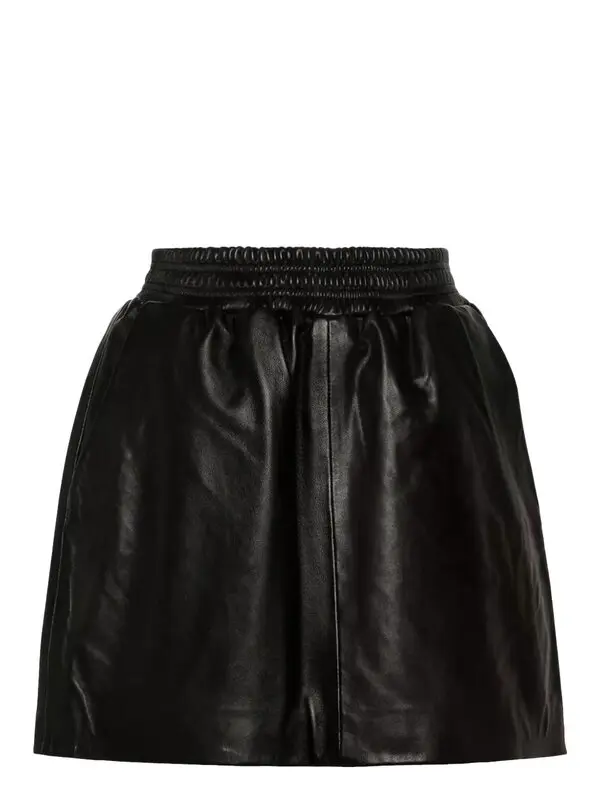 ARMA Mare Leather Skirt - Black