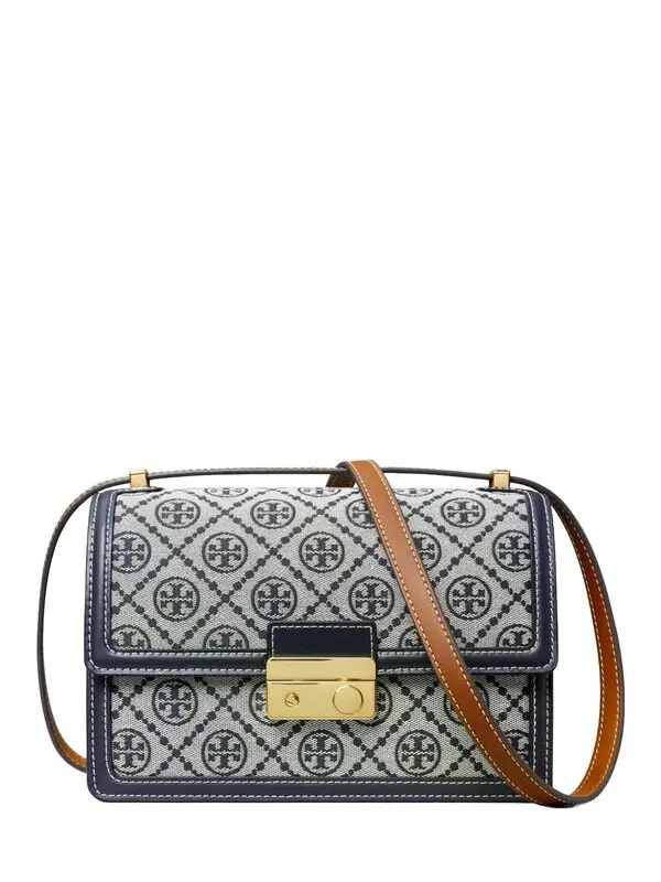 Tory Burch T Monogram Shoulder Bag - Blue