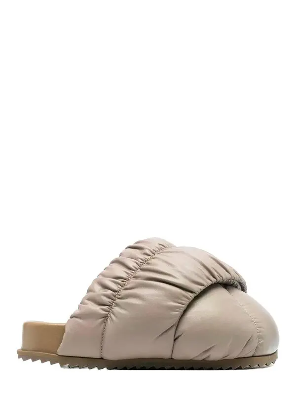 YUME YUME Tent Padded Oversized Mules - Neutrals