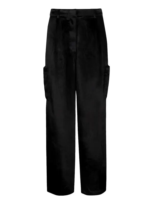 Loulou De Saison Luli Wide-leg Cargo Trousers - Black