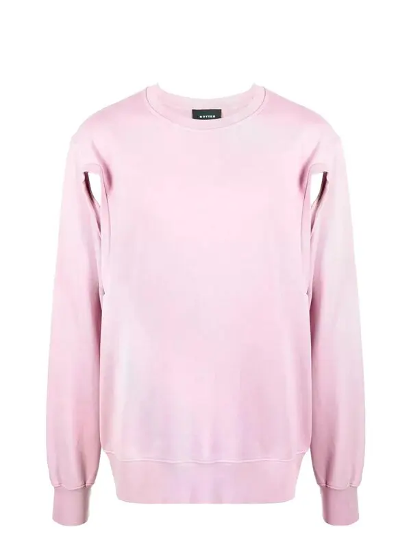 BOTTER Cut-out Organic Cotton Sweatshirt - Pink
