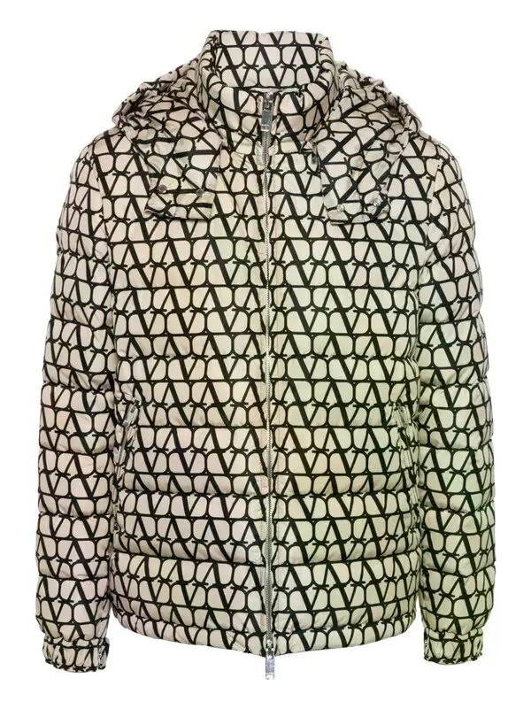 Valentino Garavani Toile Iconographe Down Jacket - Neutrals