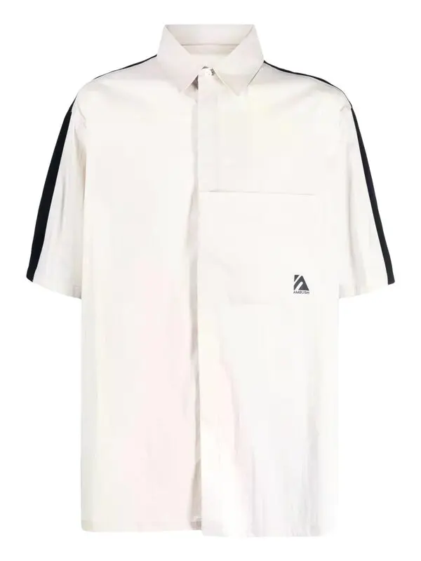 AMBUSH Graphic-print Short-sleeve Shirt - Grey