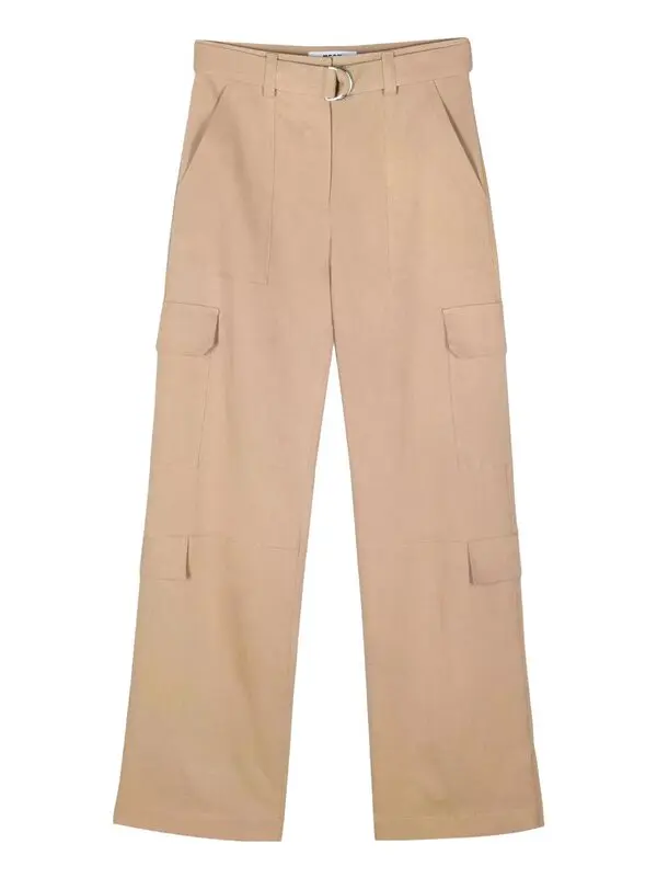 MSGM Tapered Cargo Trousers - Neutrals