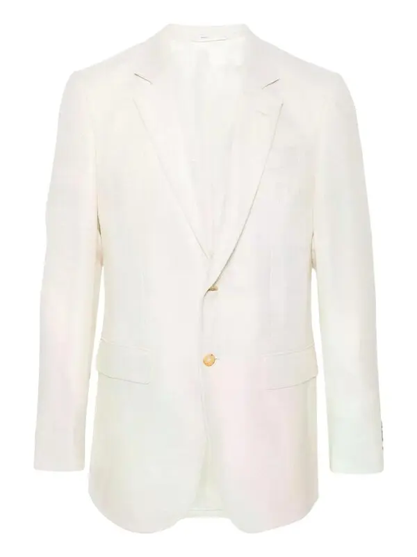 Gabriela Hearst Irving Single-breasted Blazer - White