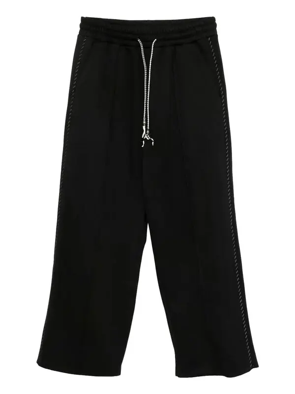FIVE CM Drawstring Track Pants - Black