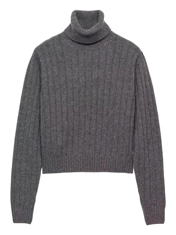 Prada Cashmere Turtleneck Sweater - Grey