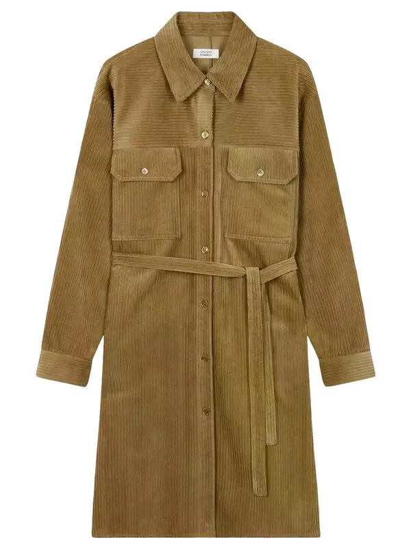 STUDIO TOMBOY Corduroy Dress - Neutrals