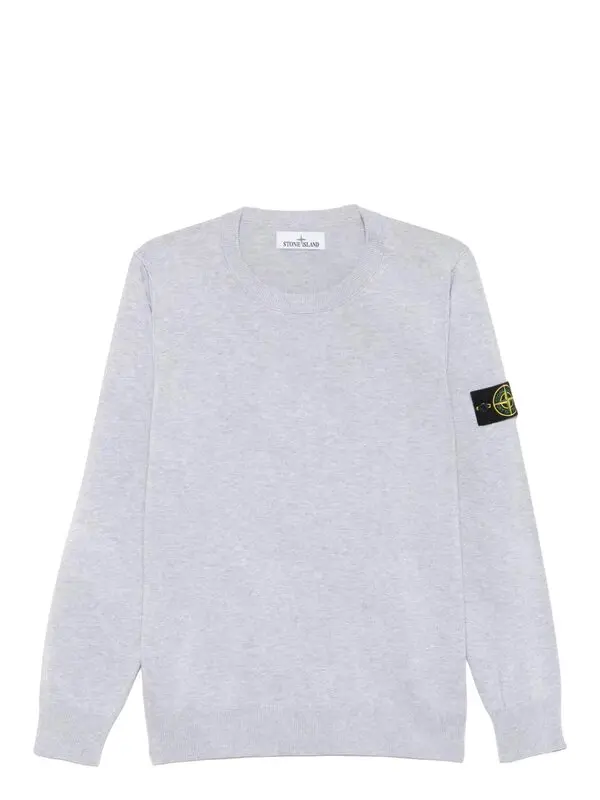 Stone Island Compass-badge Sweater - Grey